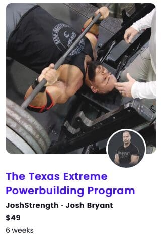 Strength Programs for Powerlifting - JoshStrength